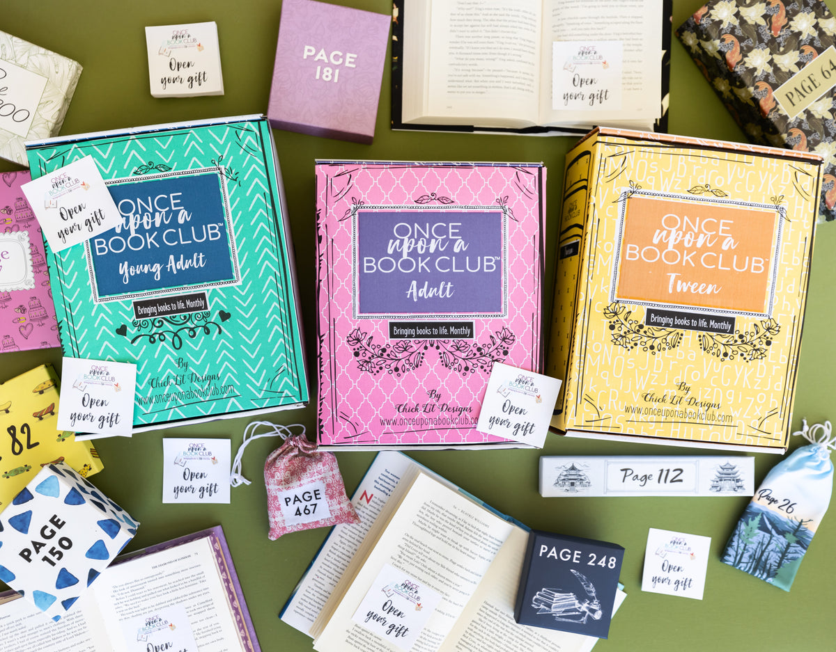 Book Subscription Boxes and Bookish Gifts - Once Upon a Book Club