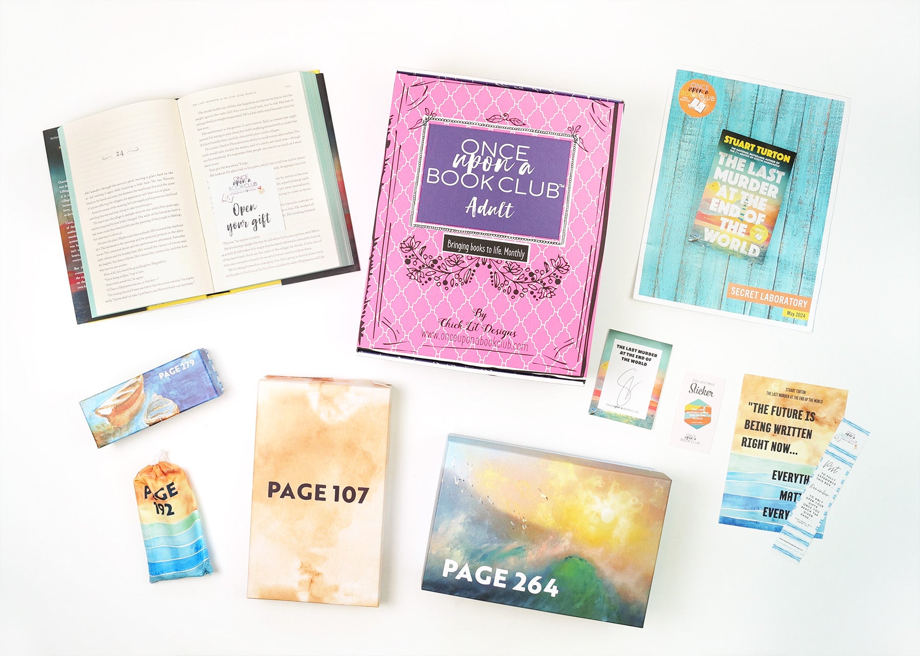 Book Subscription Boxes and Bookish Gifts - Once Upon a Book Club