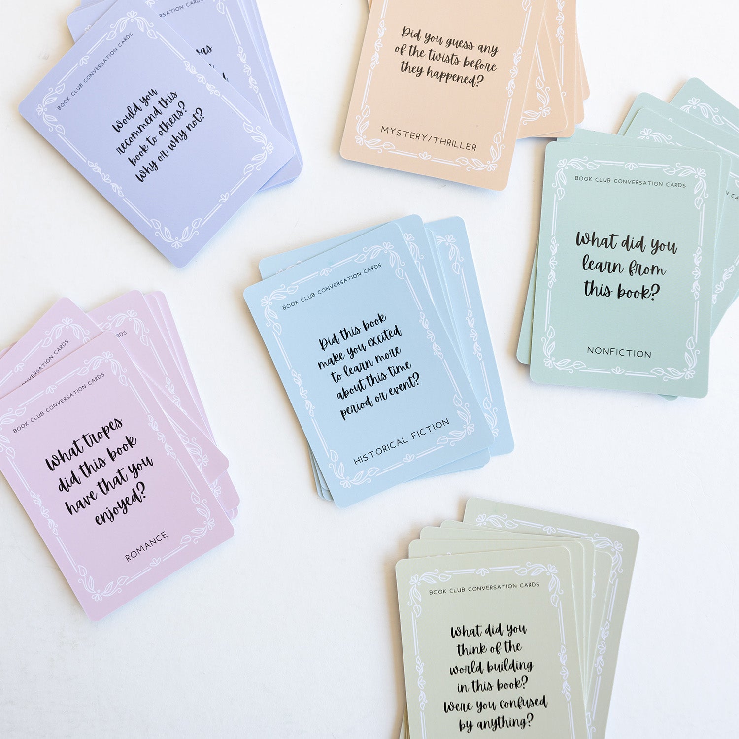 Book Club Discussion Cards (Sold Out) – Once Upon a Book Club