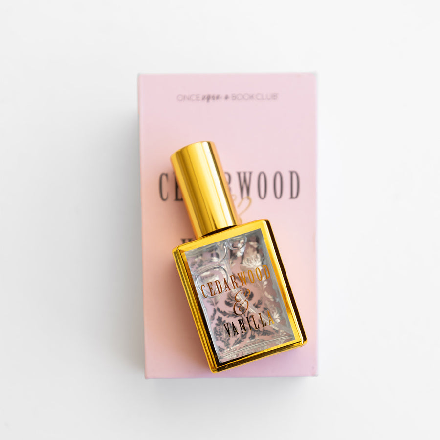 Cedarwood & Vanilla Perfume – Once Upon a Book Club