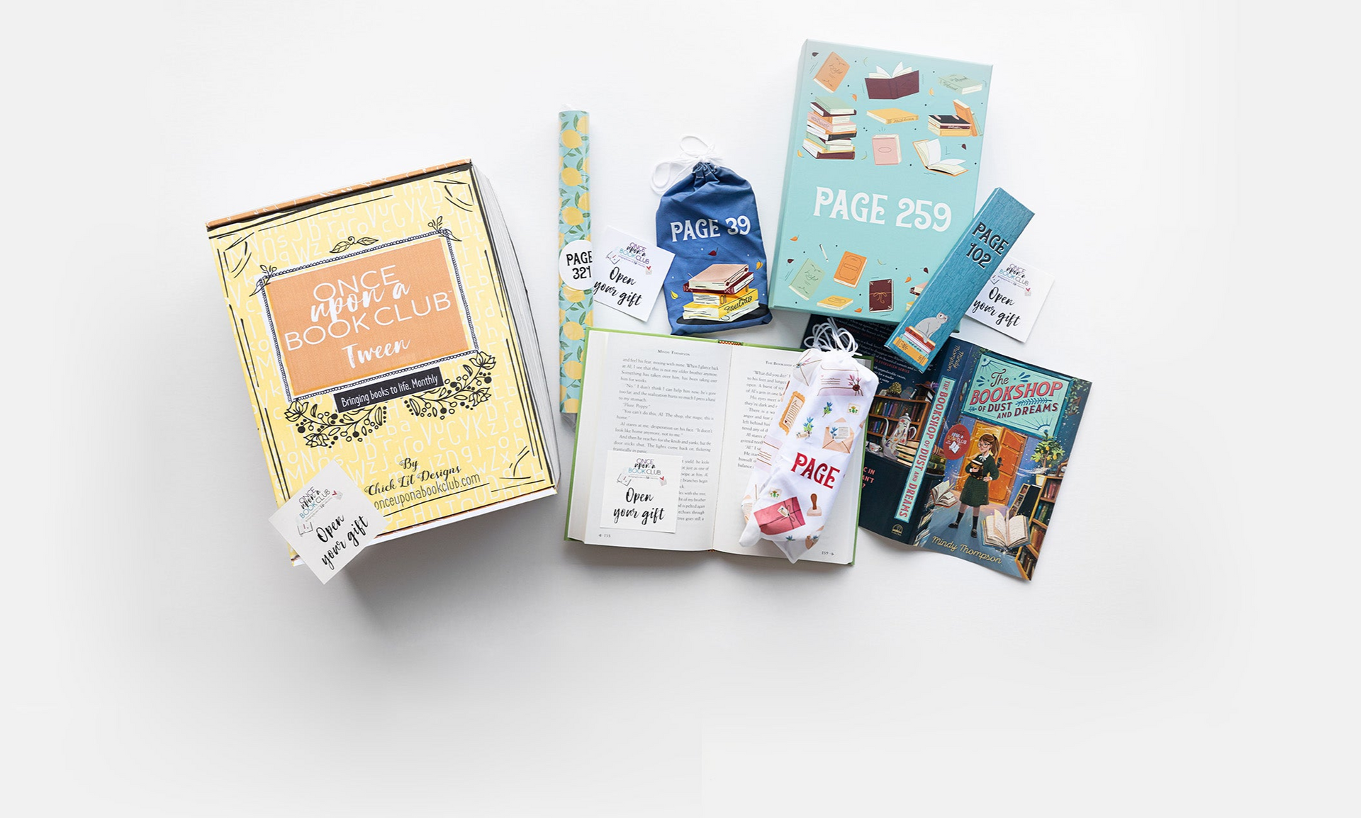 Book Subscription Boxes and Bookish Gifts - Once Upon a Book Club