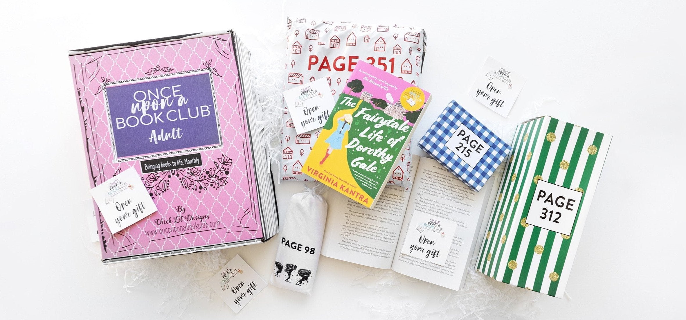 Book Subscription Boxes and Bookish Gifts – Once Upon a Book Club