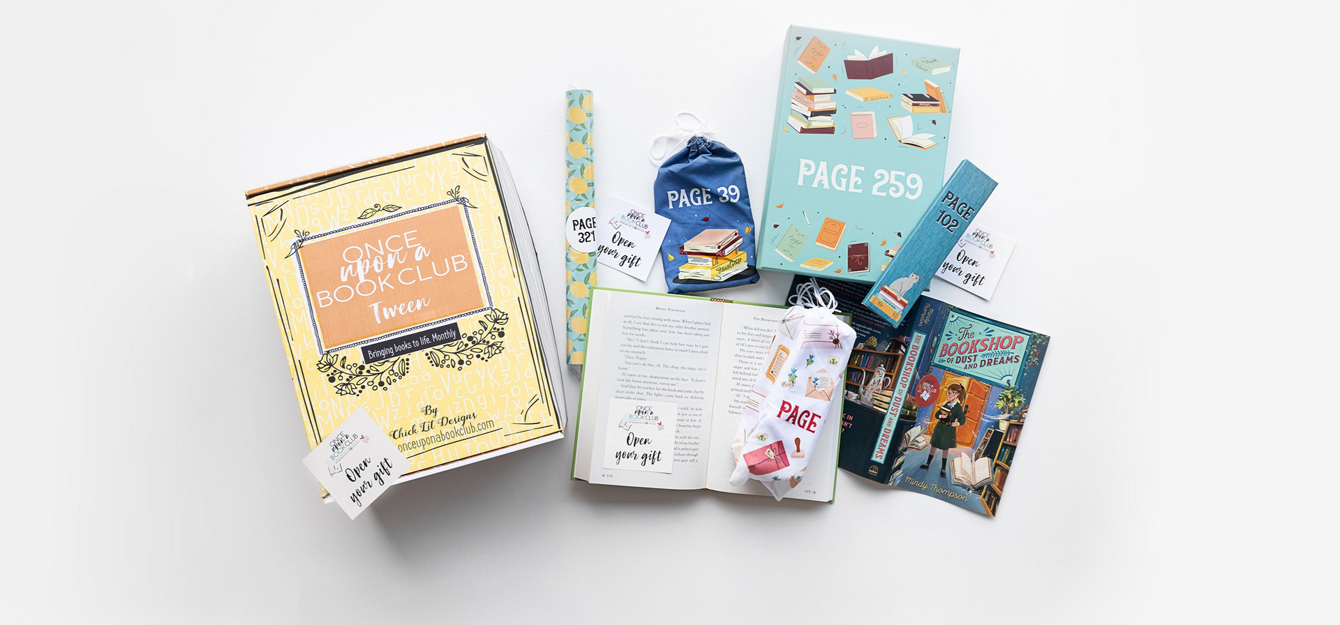 Book Subscription Boxes and Bookish Gifts - Once Upon a Book Club
