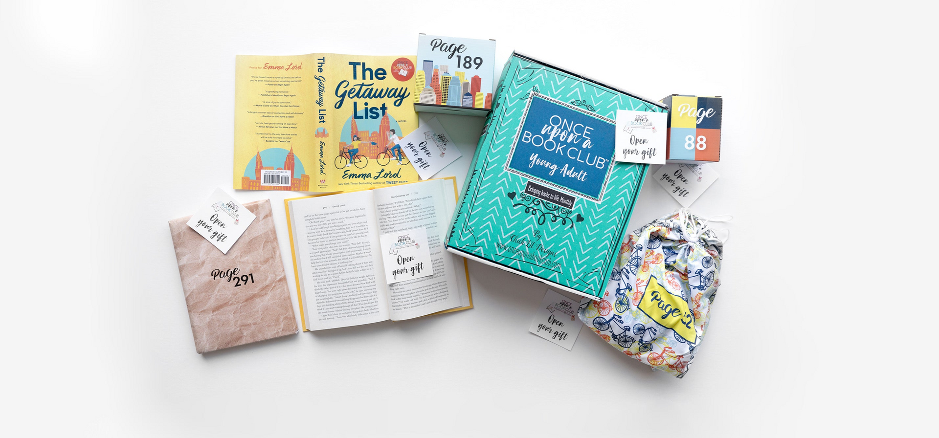 Book Subscription Boxes and Bookish Gifts - Once Upon a Book Club