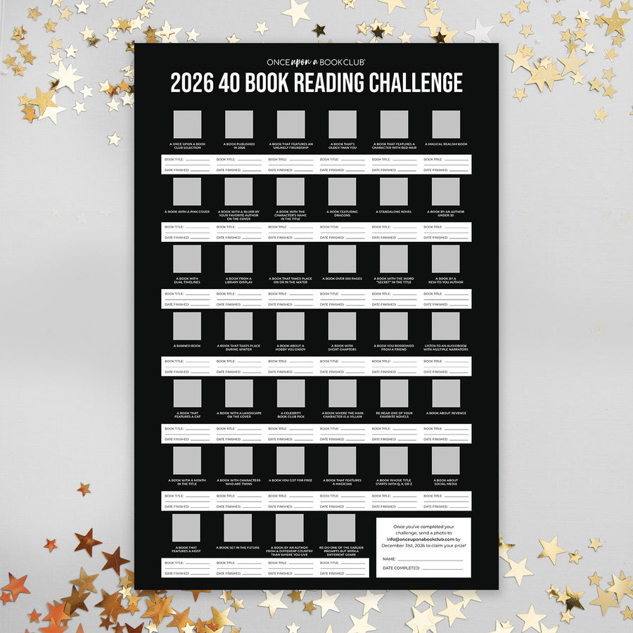 OUABC's 2025 Reading Challenge Poster: Track Your 40 Books! 📚 – Once ...