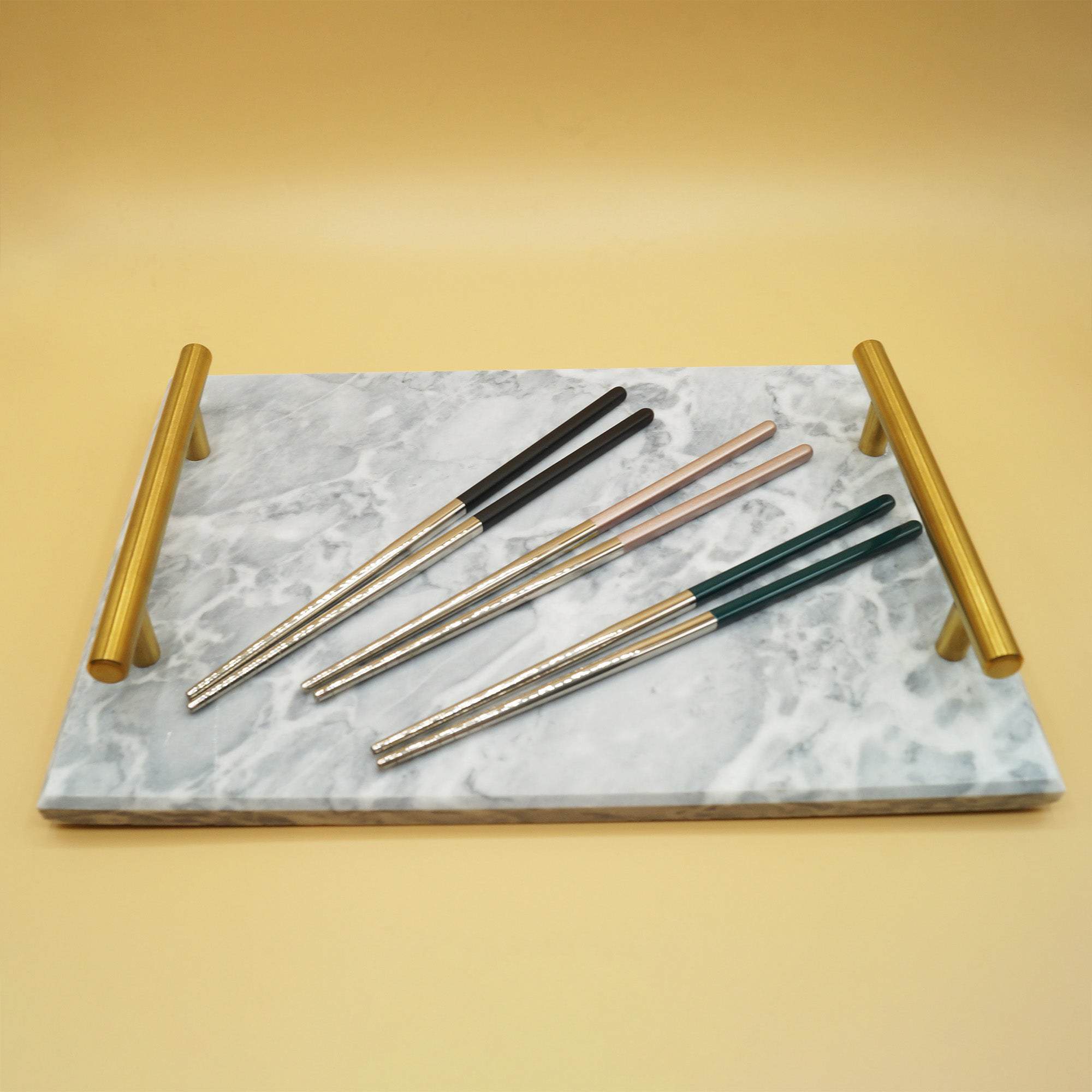🥢 Echo from the Past Marble Tray & Chopsticks – Elegant Set! – Once ...